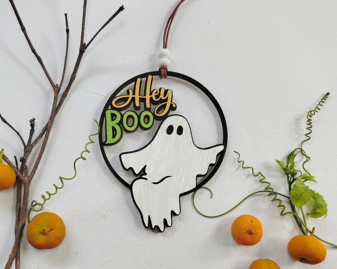 Halloween Ghost Sign SVG: Laser Cut File (digital Download) - Etsy