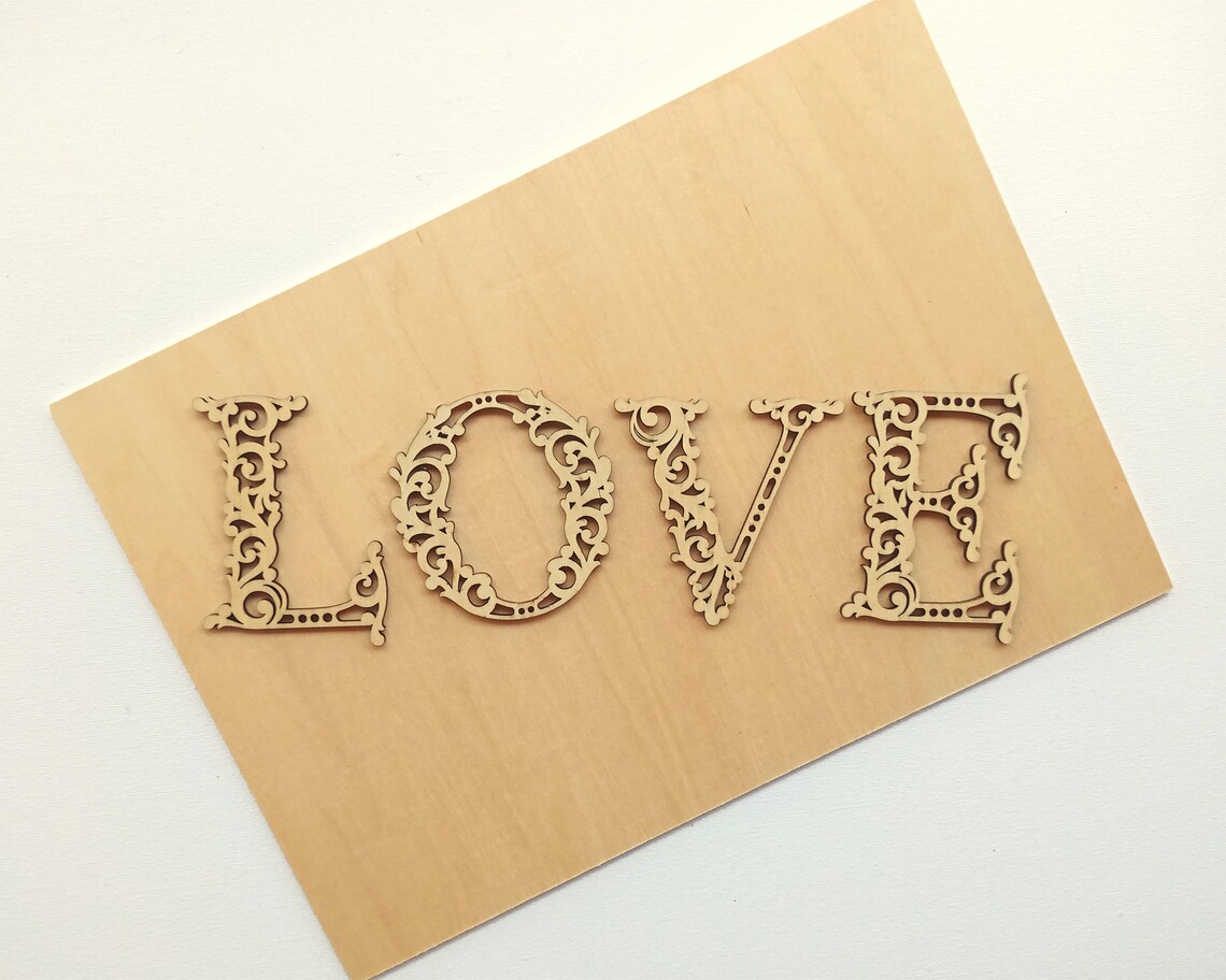 Floral Alphabet Letters: Decorative SVG Laser Cut Files (A-Z) - Etsy
