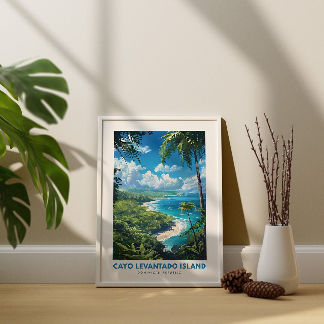 Cayo Levantado Island Wall Art Print, Cayo Levantado Island Travel ...
