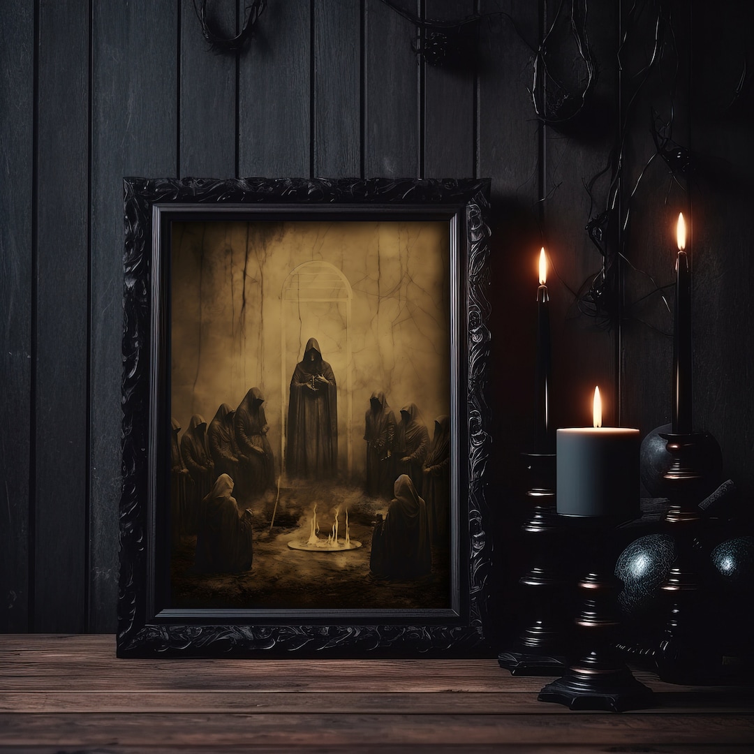 Gothic Wall Art Print, Victorian Print, Dark Art Prints, Dark Wall Art ...
