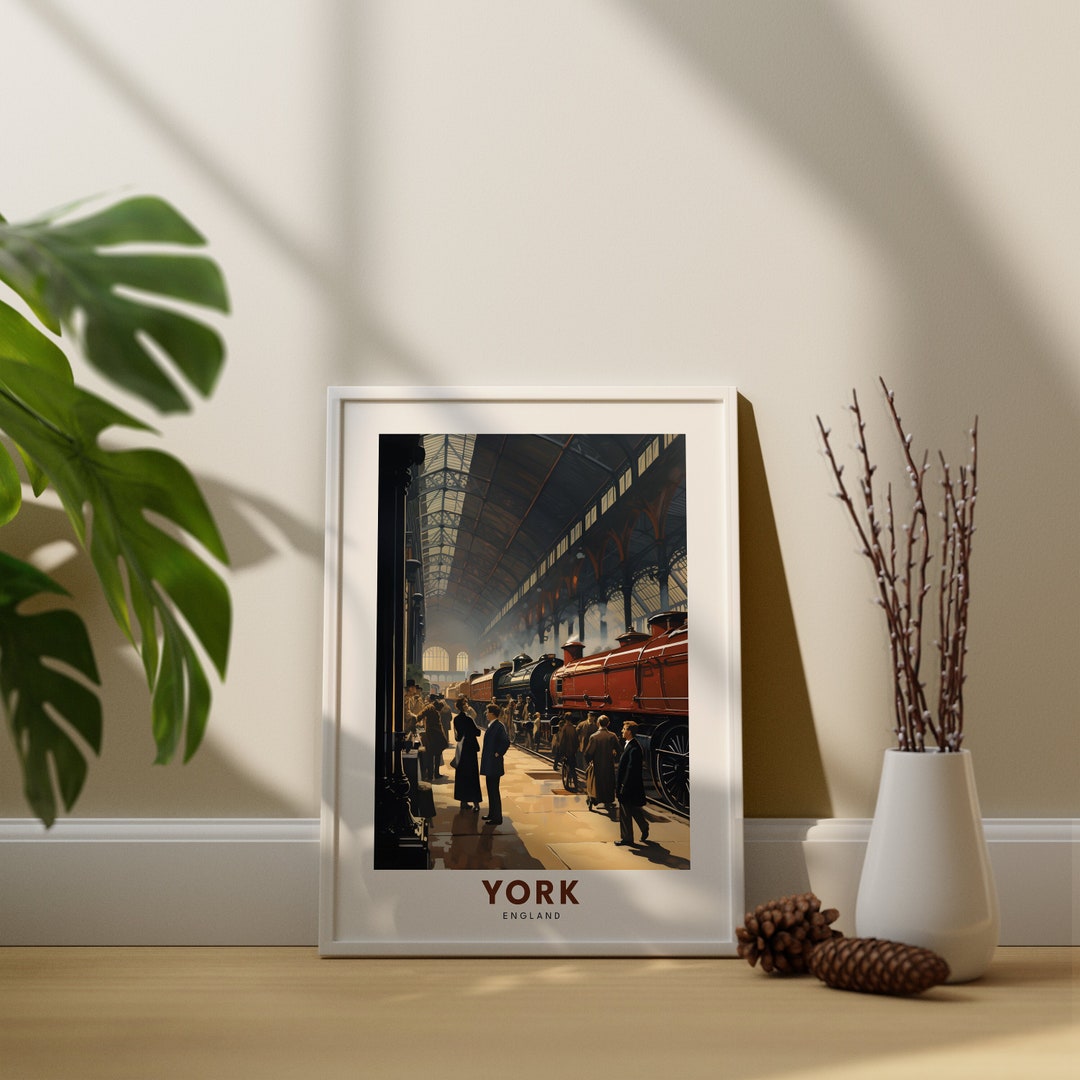 Vintage York Print, Vintage York Poster, York Wall Art, York Art Print ...