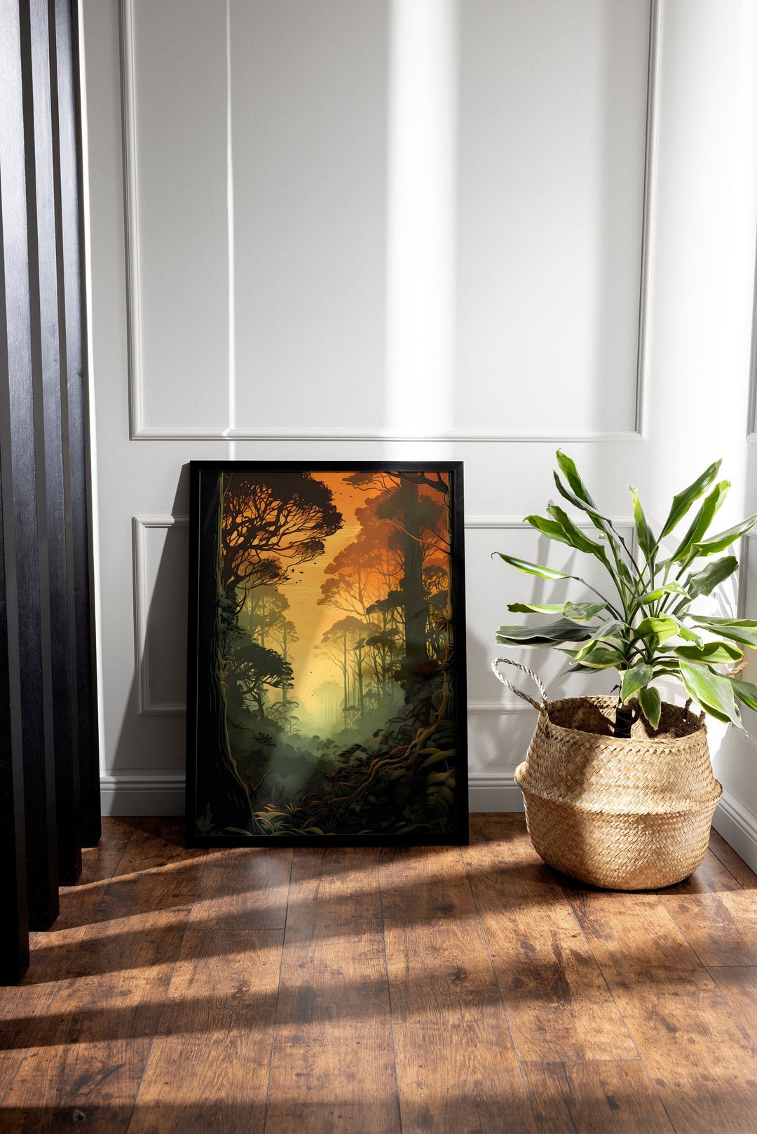 Wald Poster Wald Poster Wald Wand Kunst Druck Baum Poster Natürliche ...