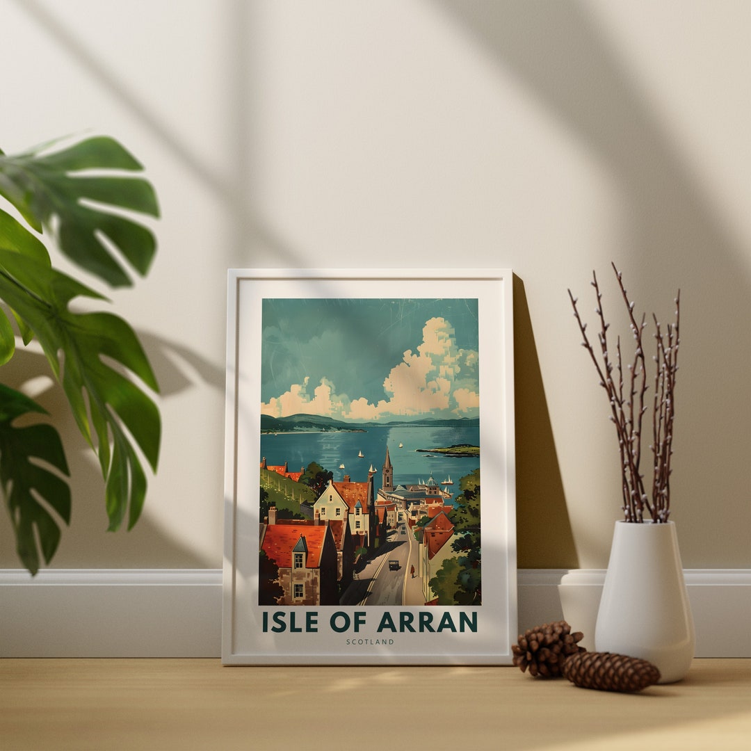 Isle of Arran Wall Art Print, Isle of Arran Wall Travel Poster ...