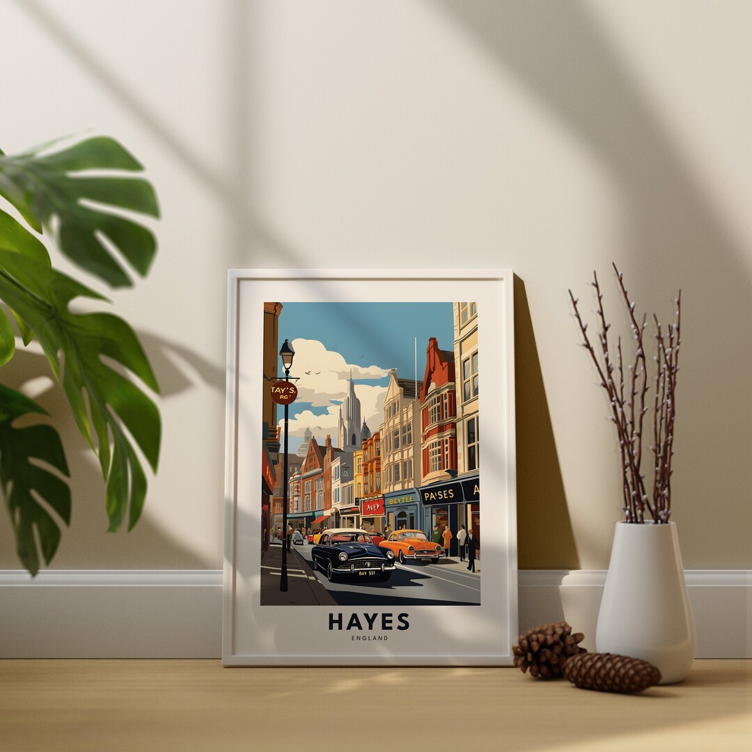 Hayes Travel Print Wall Art Hayes Wall Hanging Home Décor Hayes Gift ...