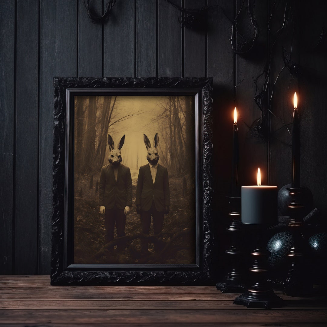 Rabbit Cult of the Forest, Gothic Home Decor, Dark Academia, Gothic ...