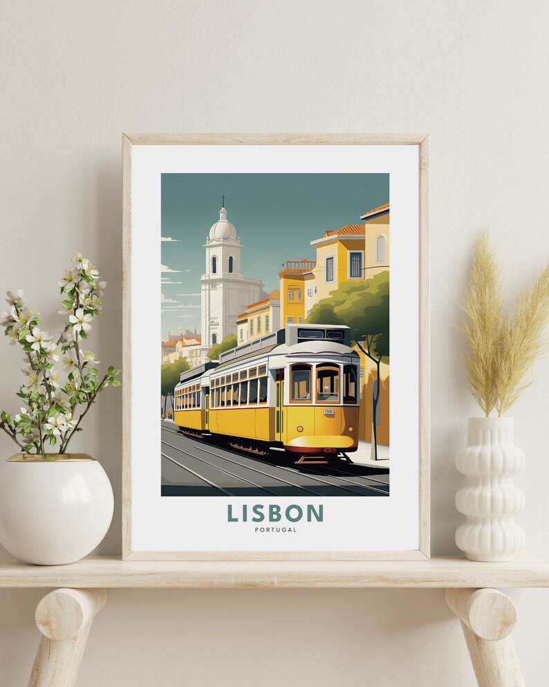 Lisbon Poster Lisbon Wall Art Print Portugal Wall Art Print Portugal ...