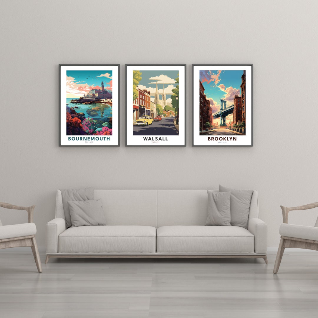 Walsall Print, Walsall Poster, England Wall Art, Walsall Art Poster ...