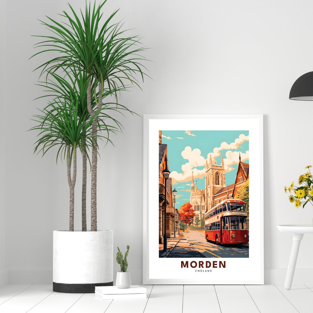 Morden Travel Print Wall Art Morden Wall Hanging Home Décor Greater ...