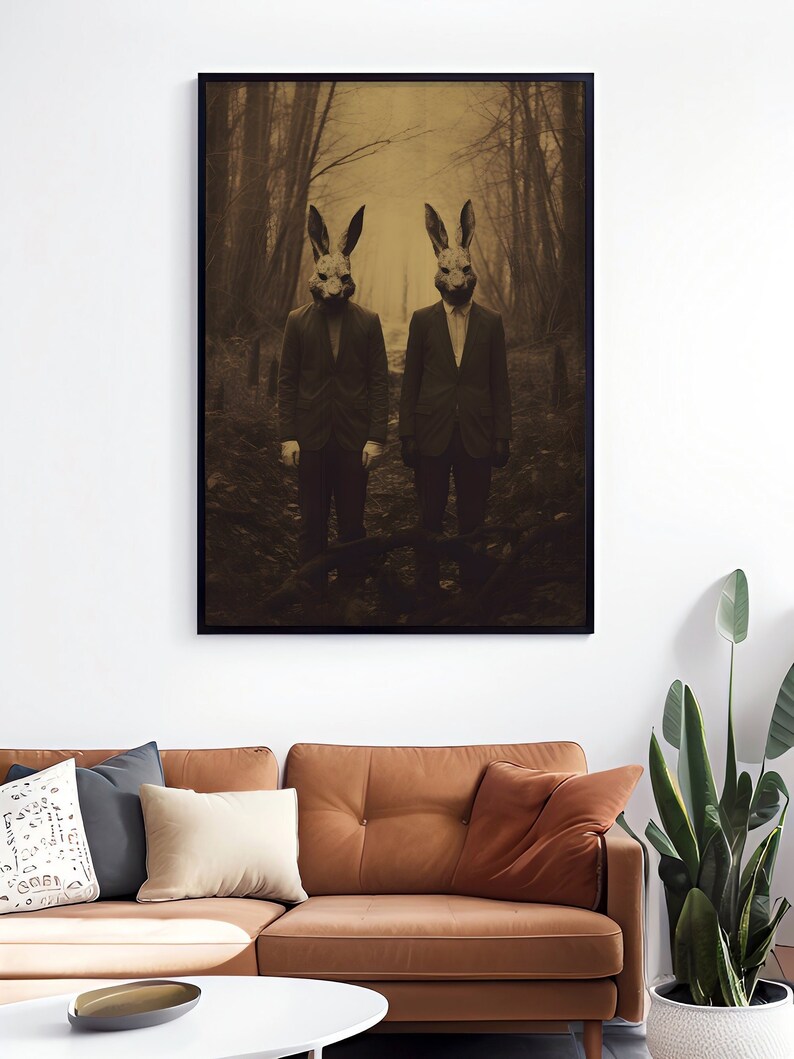 Rabbit Cult of the Forest, Gothic Home Decor, Dark Academia, Gothic ...