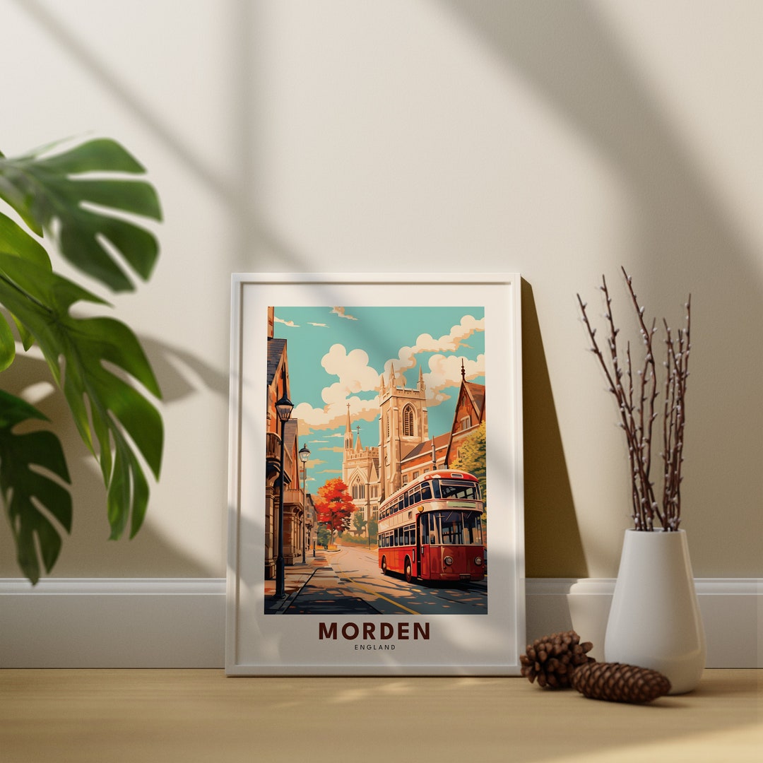 Morden Travel Print Wall Art Morden Wall Hanging Home Décor Greater ...