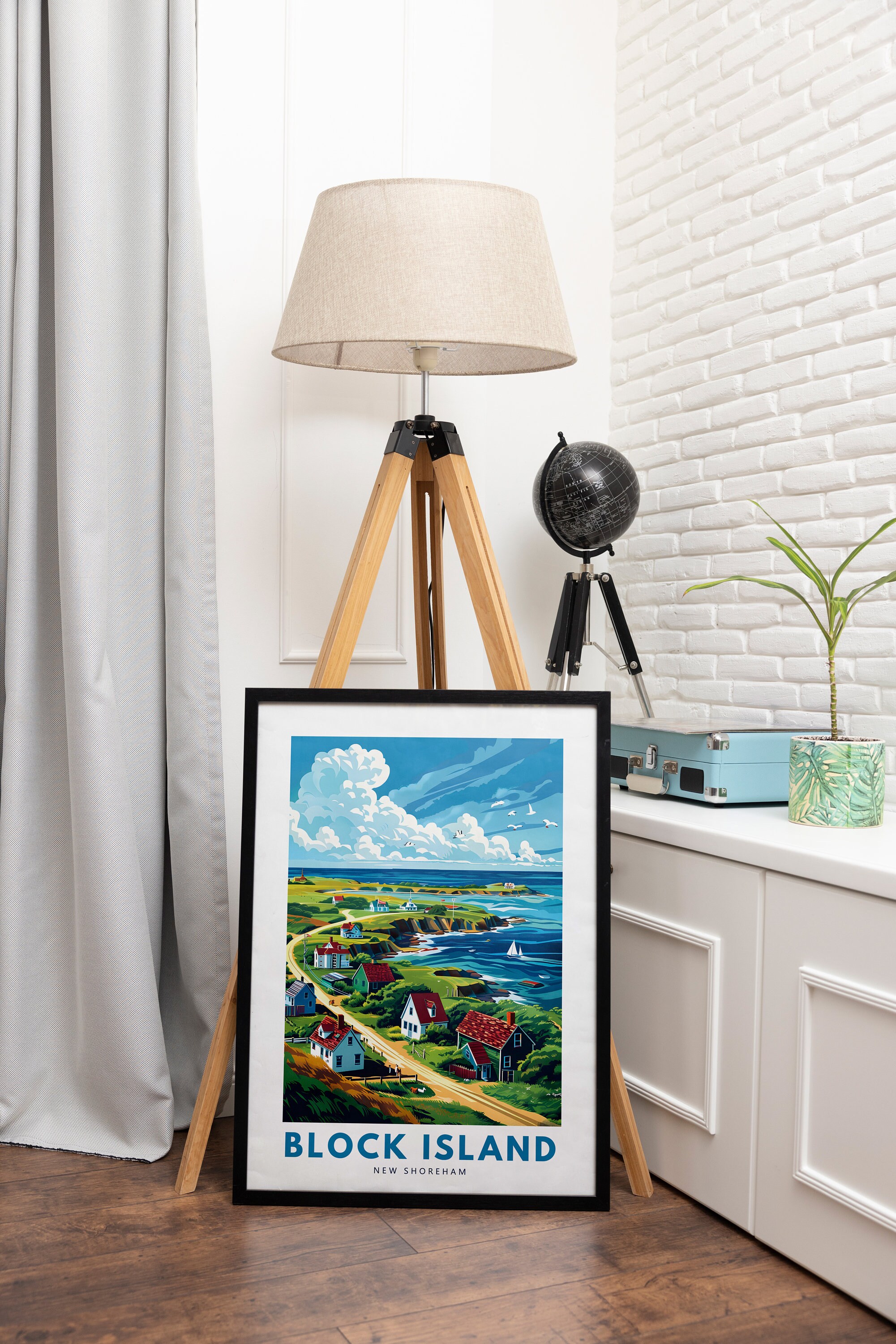 Block Island Wall Art Print, Block Island Wall Travel Poster, New ...