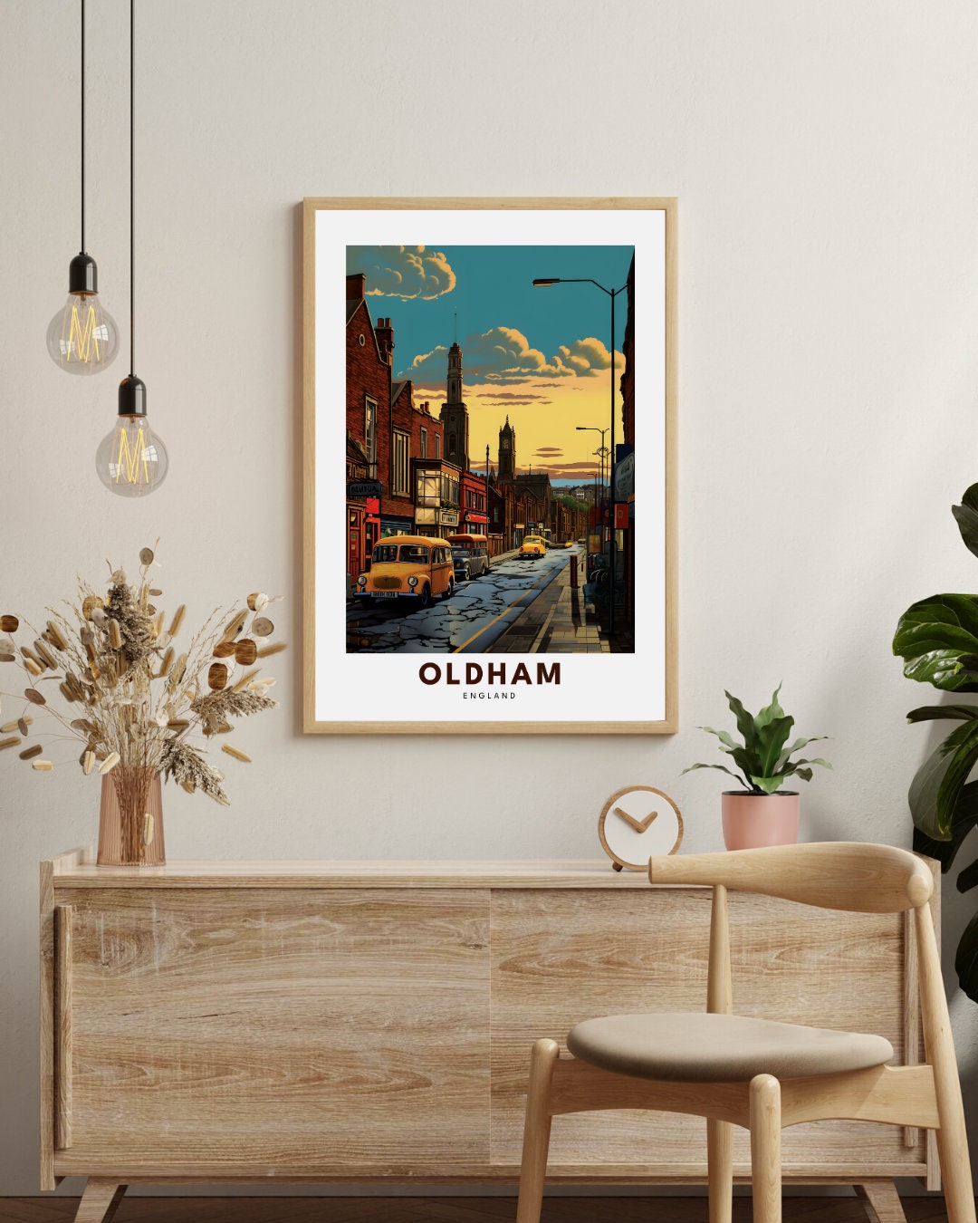 Oldham Travel Print Wandkunst Oldham Wandbehang Home Décor Greater ...