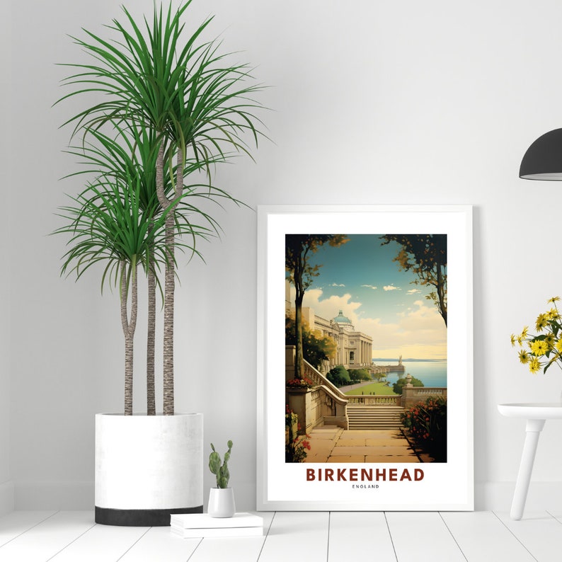 Birkenhead Travel Print, Birkenhead City Poster, England Travel Wall ...