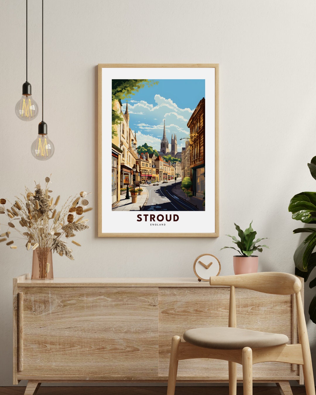 Stroud Travel Print Wall Art Stroud Wall Hanging Home Décor Stroud Gift ...