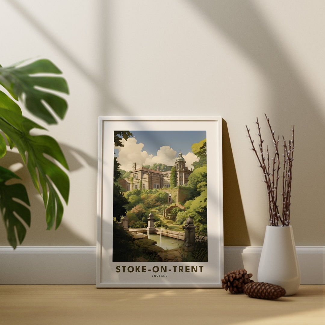Stoke-on-trent Art Print, Stoke-on-trent Wall Art Poster, Stoke-on ...