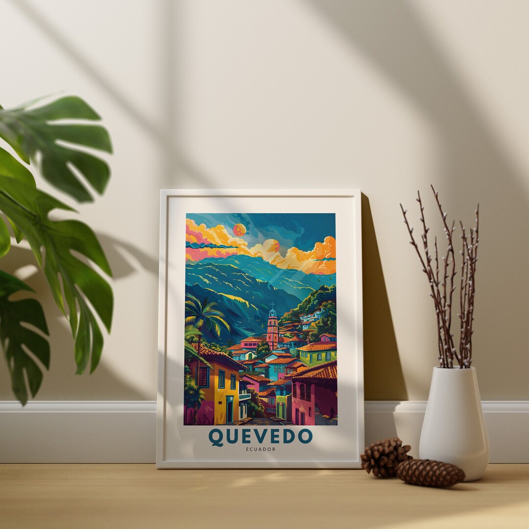 Quevedo Wall Art Print, Quevedo Wall Travel Poster, Ecuador Wall Decor ...