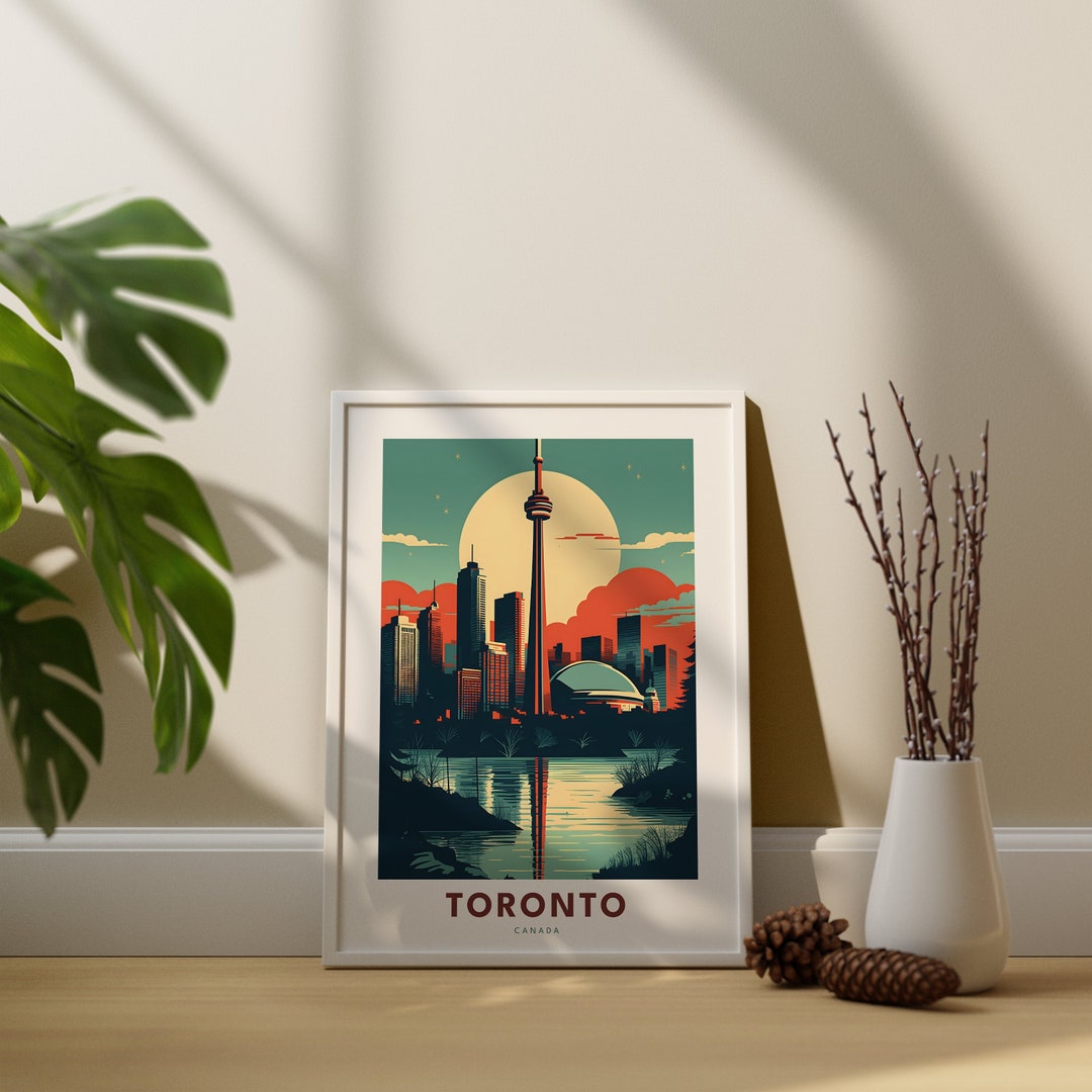 Toronto Travel Art Print Toronto Wall Art Decor Toronto Print Poster ...