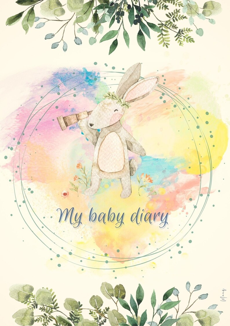 Cherish Every Heartfelt Moment With 'my Baby Diary' Digital PDF Journal ...