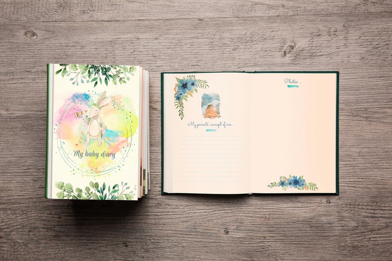 Cherish Every Heartfelt Moment With 'my Baby Diary' Digital PDF Journal ...