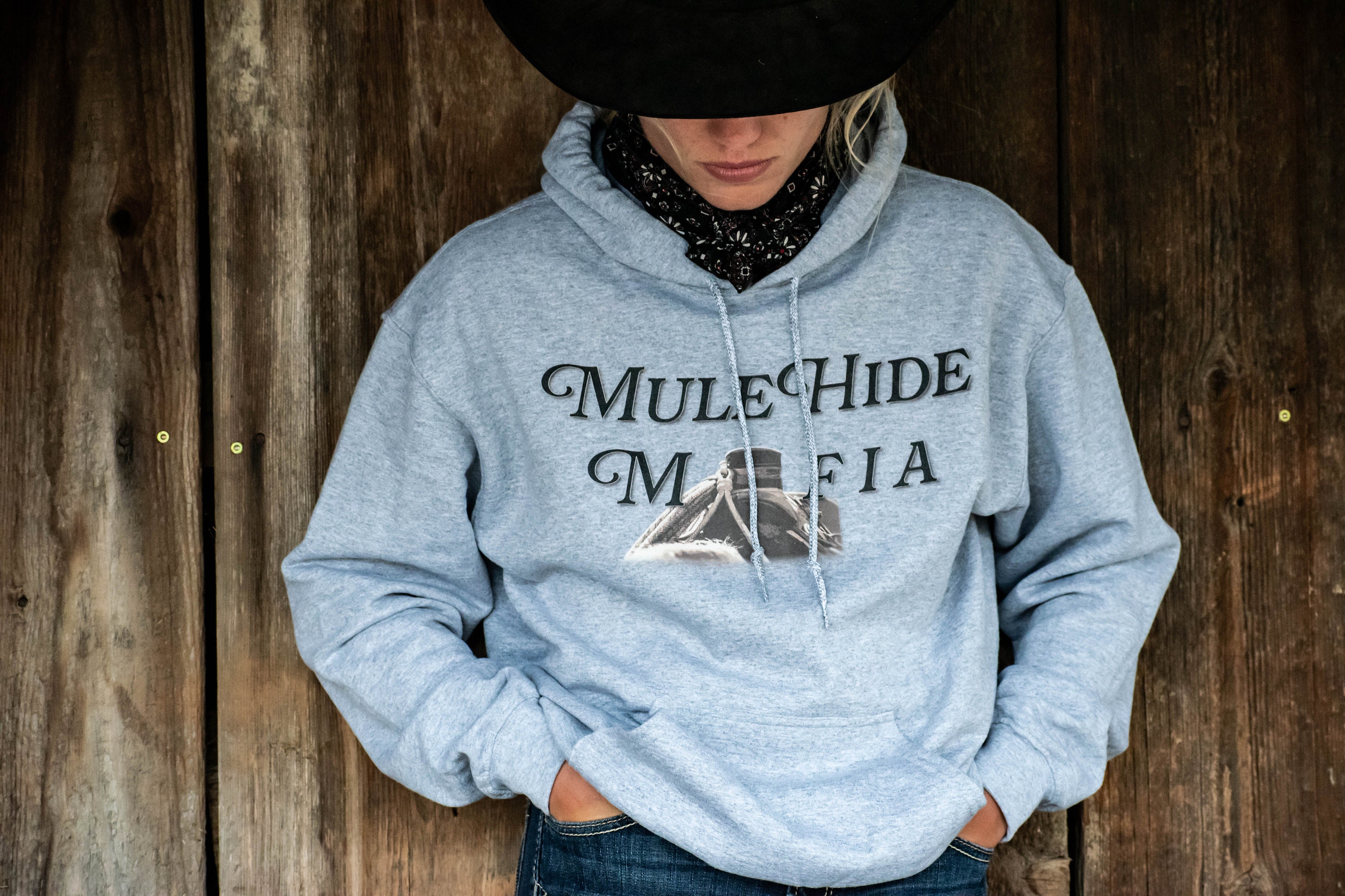 Mule Hide Mafia Hooded Sweatshirt, Western, Country, Cowboy Hoodie - Etsy