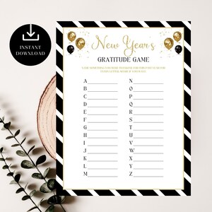 New Year's Eve Party Game Printable Virtual Party Games - Etsy