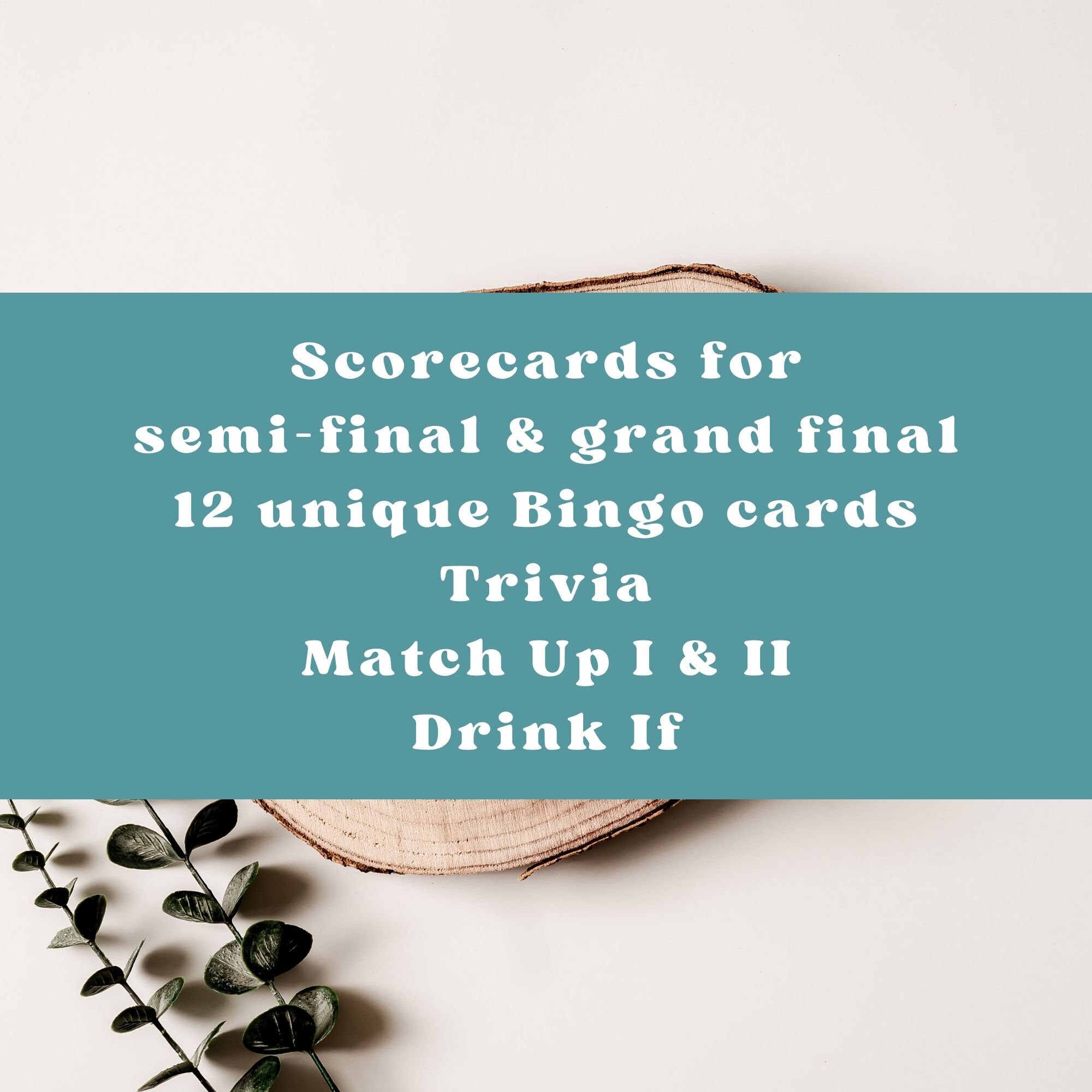 Eurovision Party Game Bundle, ESC Song Contest Game Night, Sweden 2024 ...