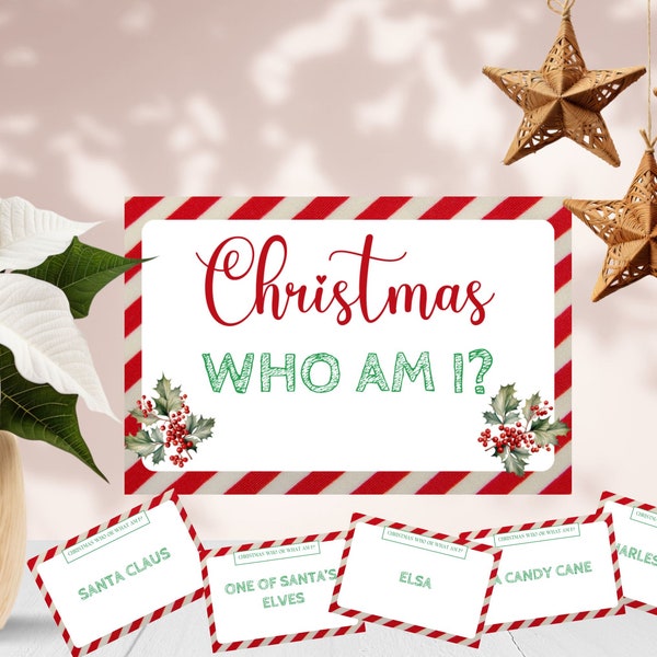 Christmas Who Am I - Etsy