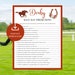 Race Day Prediction Kentucky Derby Game, Triple Crown Party, Horserace ...