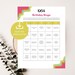60th Birthday Party Game 1964, Born in 1964, 1964 Trivia Game, Bingo ...