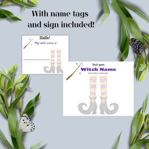 What's Your Witch Name Halloween Activity, Party Game Printable ...