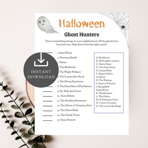 Match the Ghosts, Fun Printable, Halloween Party Games, Ghost Hunters ...