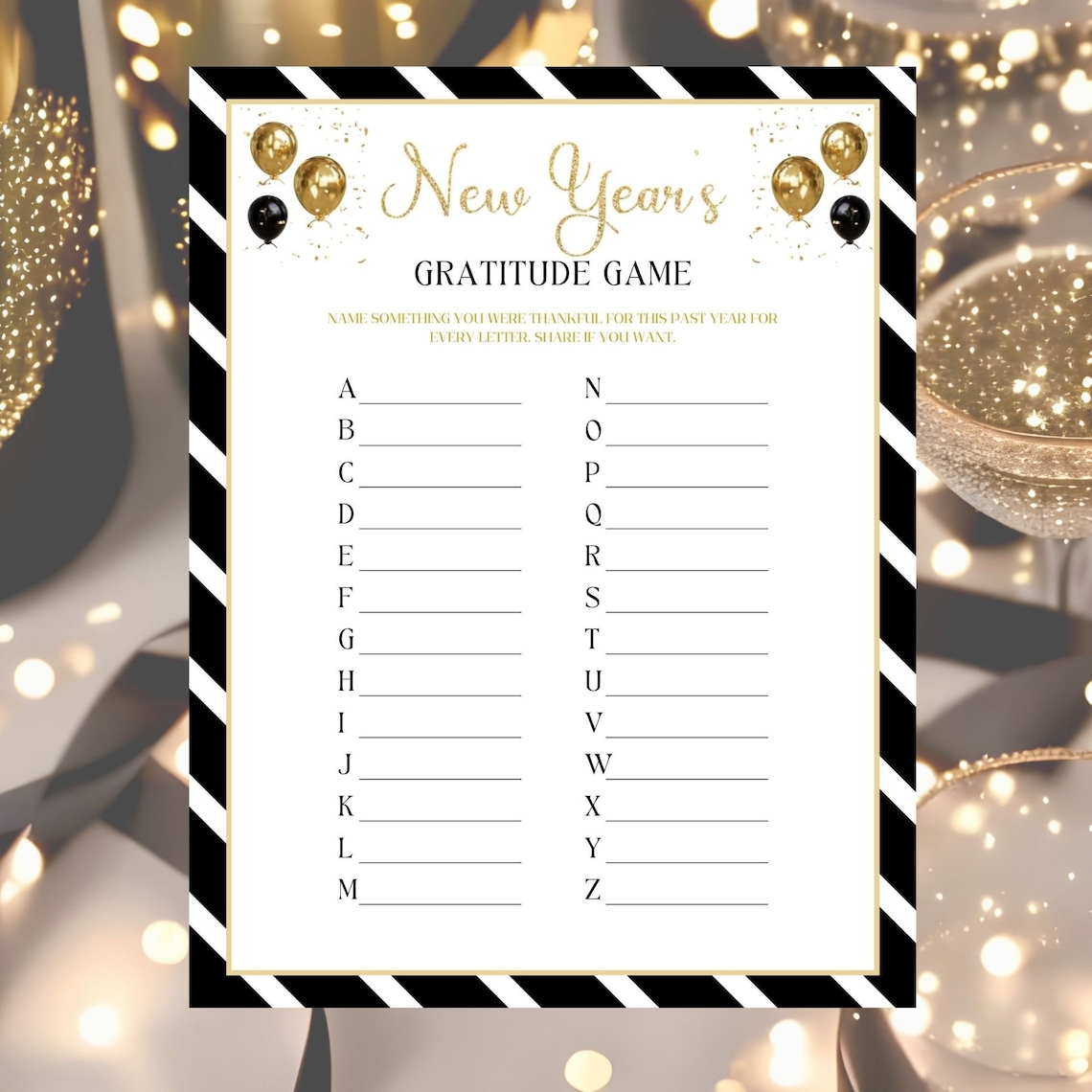 New Year's Eve Party Game Printable Virtual Party Games - Etsy
