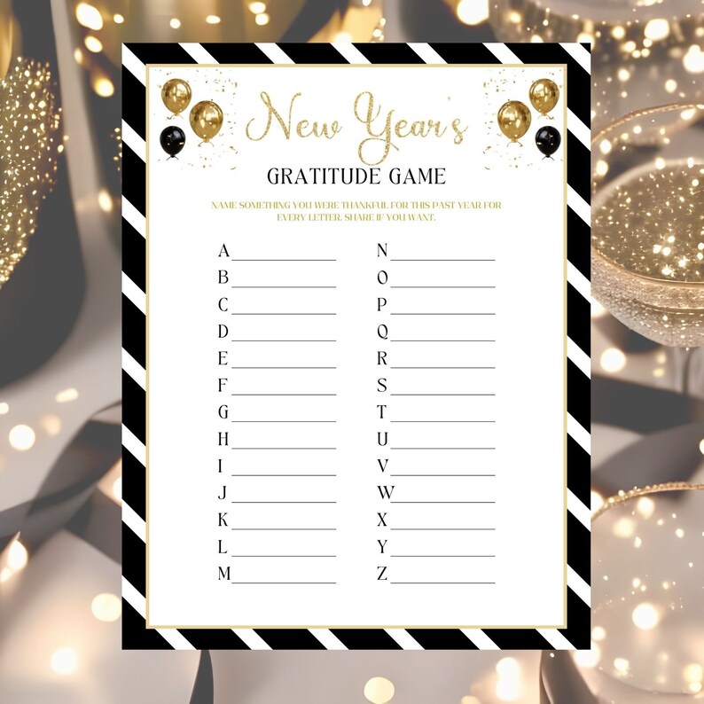 New Year's Eve Party Game Printable Virtual Party Games - Etsy