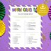 Mardi Gras Scavenger Hunt Party Game, New Orleans Carnival Fun Easy ...