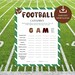 Football Party Games, Categories Word Game American Football Event for ...