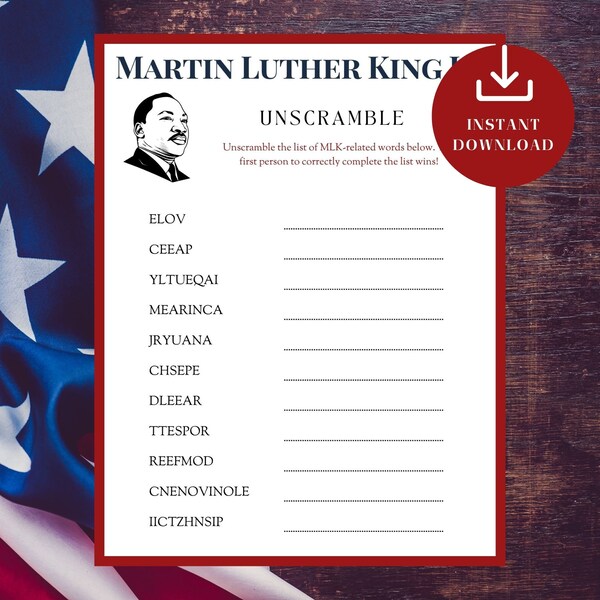 Martin Luther King Jr - Etsy