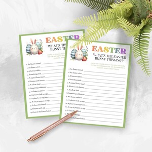 Easter Party Game, Fun Spring Activity for Kids Adults Teens, Family ...