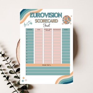 Eurovision Party Game Bundle, ESC Song Contest Game Night, Sweden 2024 ...