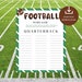 Football Party Games, Word Game, American Football Event for Kids Teens ...