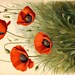 Poppy Flower Art Print, Vintage Poppies Illustration, Botanical Wall ...