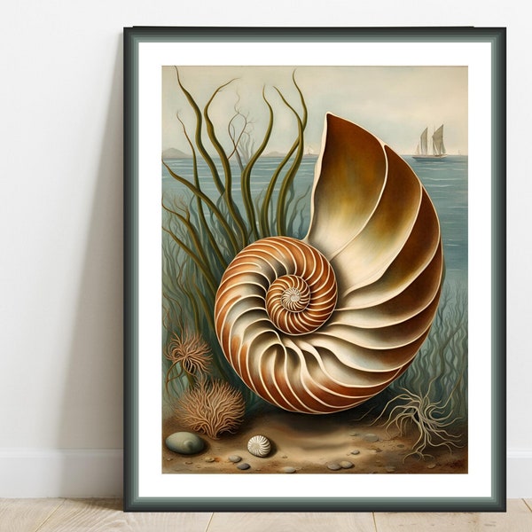 Nautilus Art - Etsy