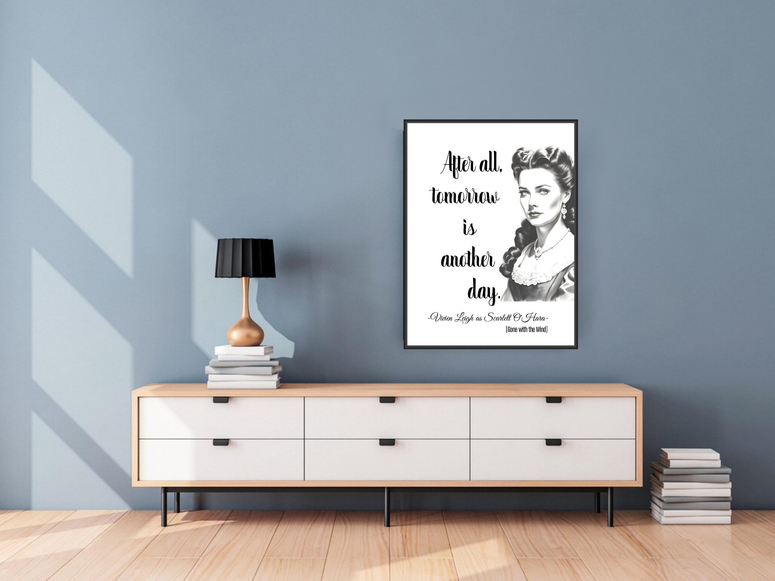 Vivien Leigh Art Print: Scarlett O'hara, Gone With the Wind (digital ...