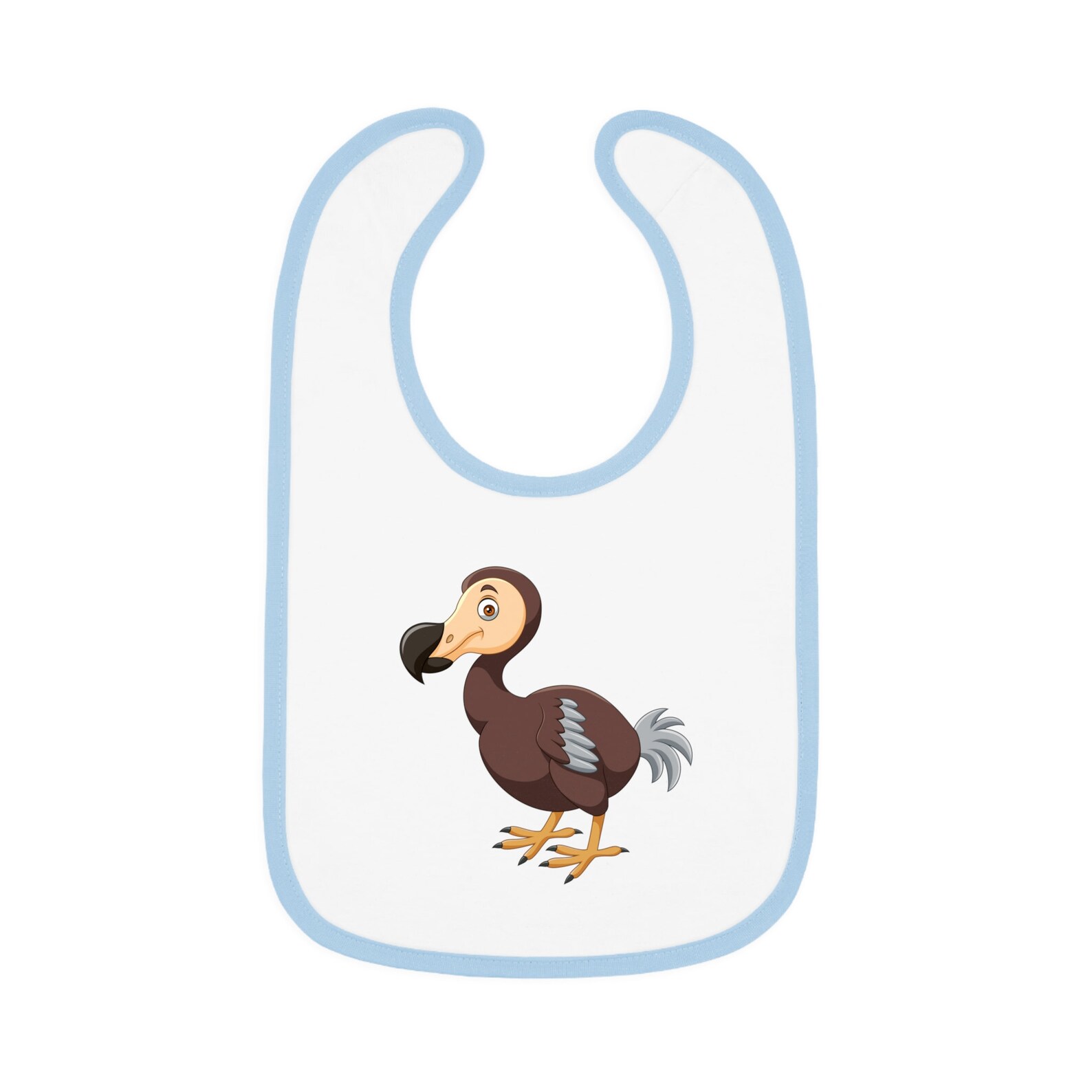 Smiling Dodo Baby Contrast Trim Jersey Bib - Etsy