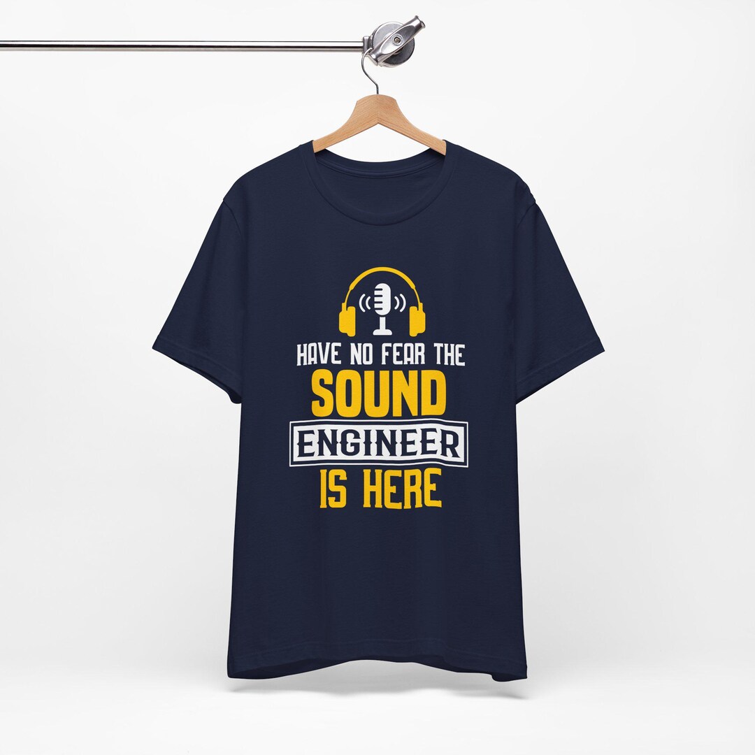 Funny Sound Engineer Design Tee | Audio Technician Shirt | Music ...