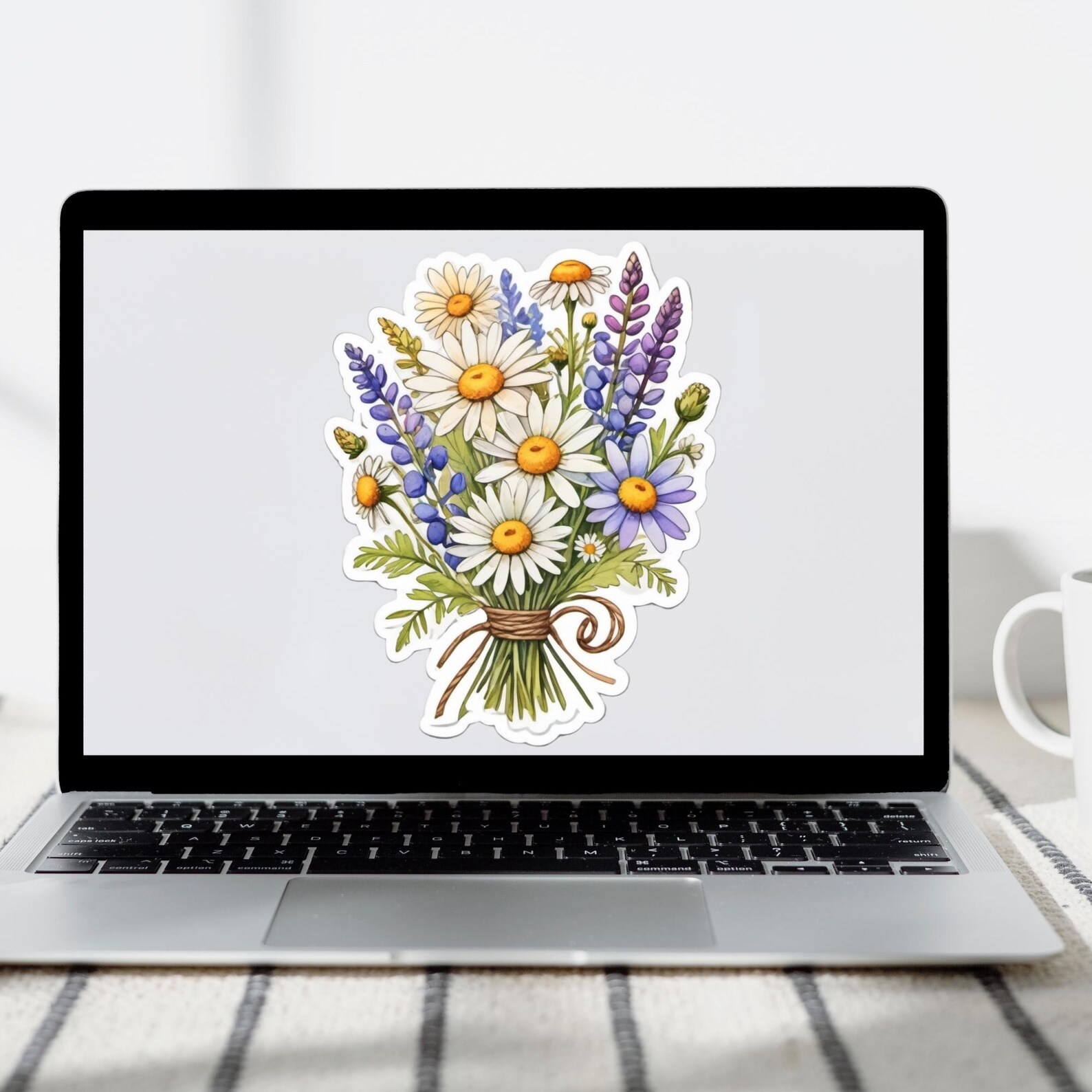 Rustic Wildflower Bundle Clipart | Digital Sticker | Beautiful Boho ...