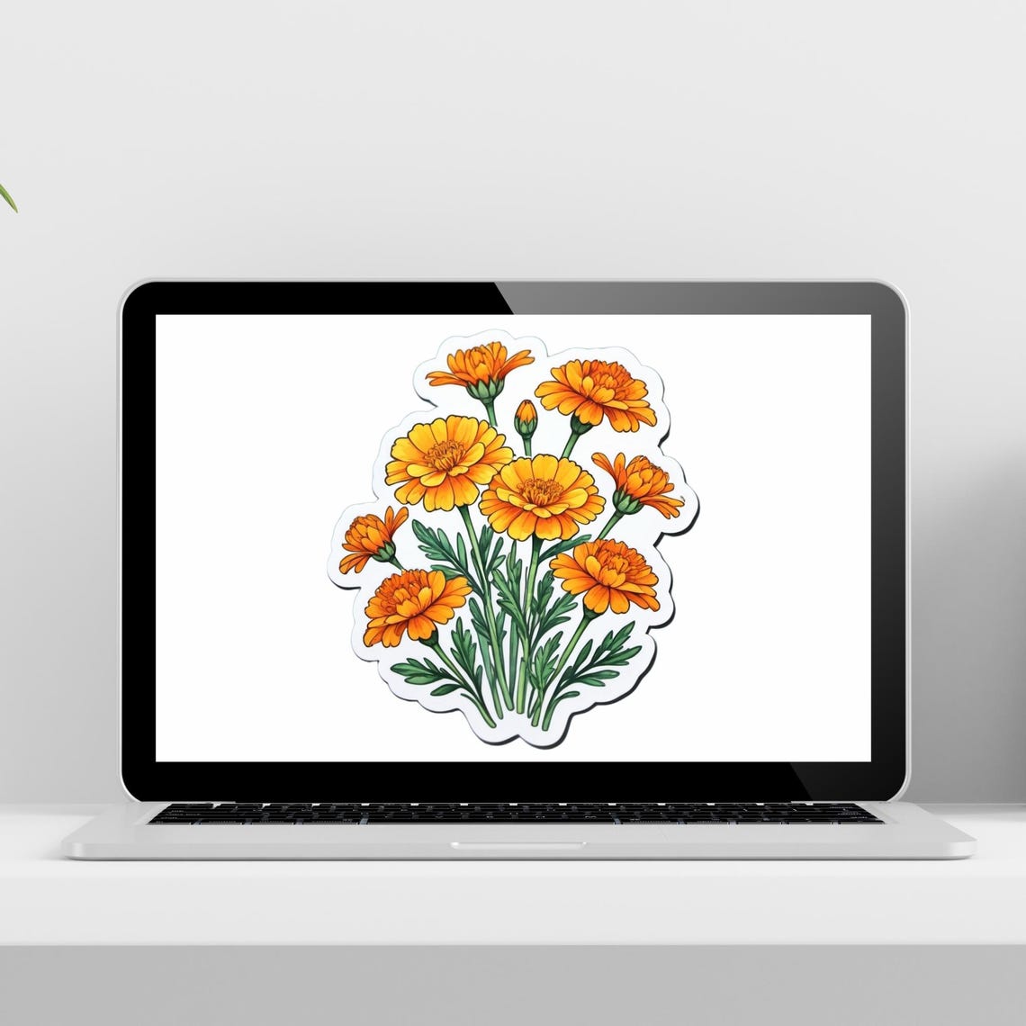 October Birth Flower Clipart | Digital Sticker | Marigold Designs for ...