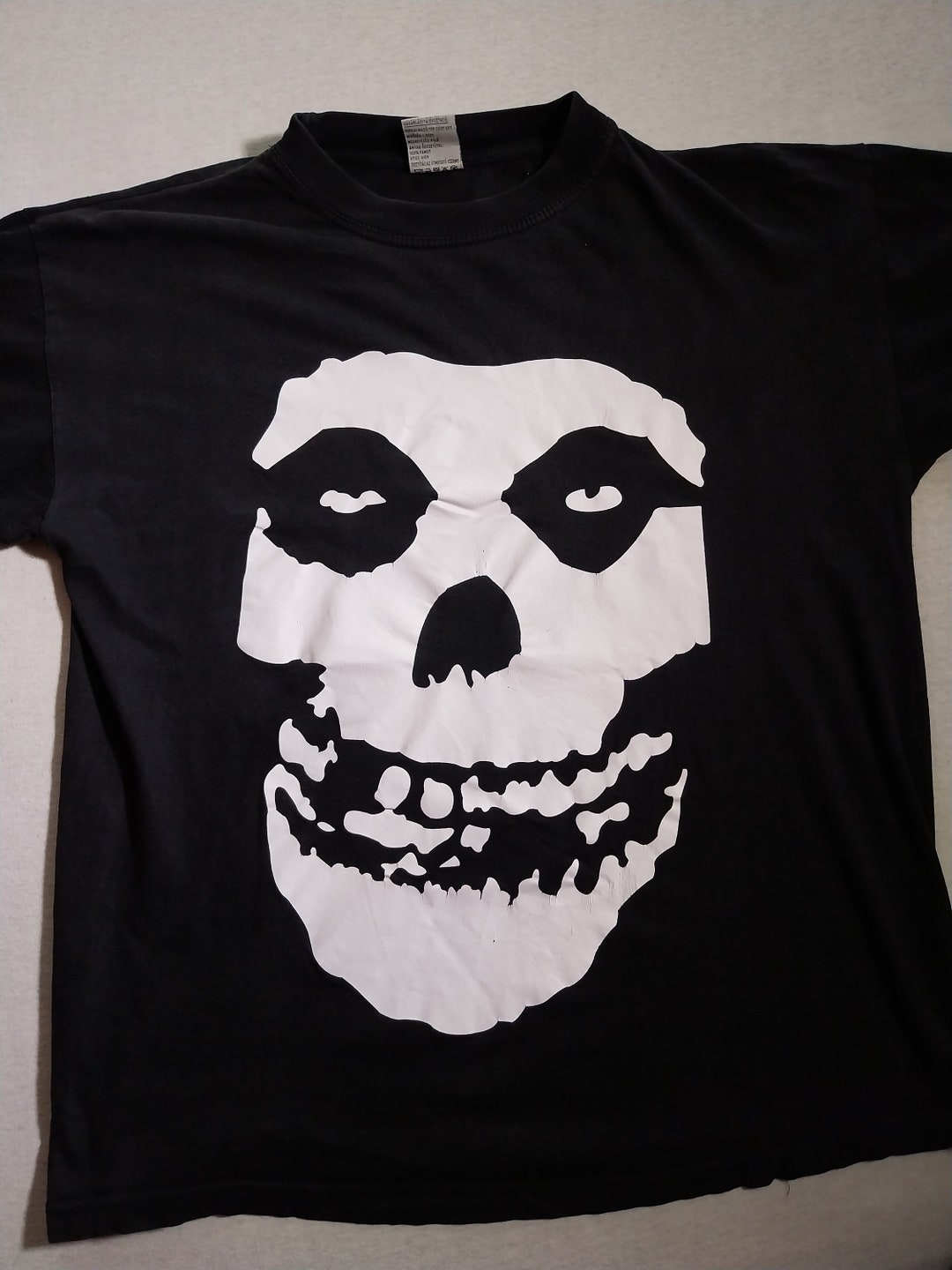 MISFITS Giant Fiend Face Skull Rare Vintage Shirt 65cm X - Etsy