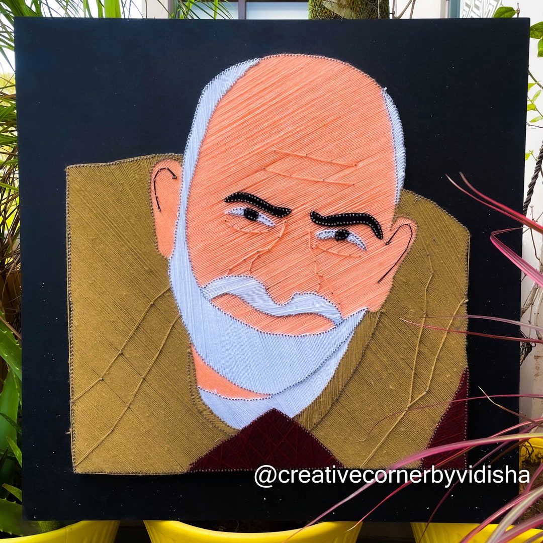 Blessings of the Guru: Neem Karoli Baba String Art - Etsy