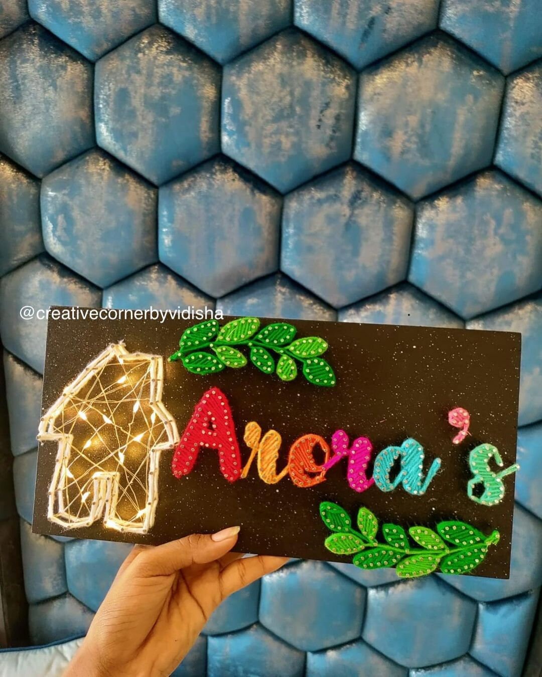 A String of Residence: Custom Home Nameplate - Etsy