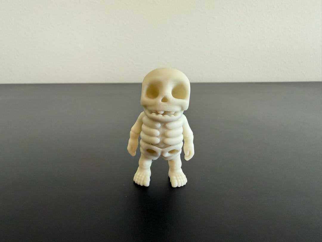 3D Printed Tiny Skeleton: PLA Figurine - Etsy